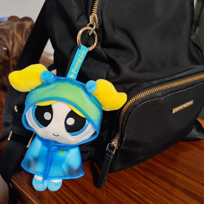 Powerpuff Girls Plush Keychain Buttercup Bubbles Blossom Cute Cartoon ...