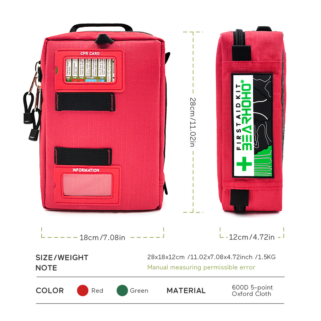 Large First Aid Kit Outdoor Emergency Survival Kit Trauma Care Medical ...