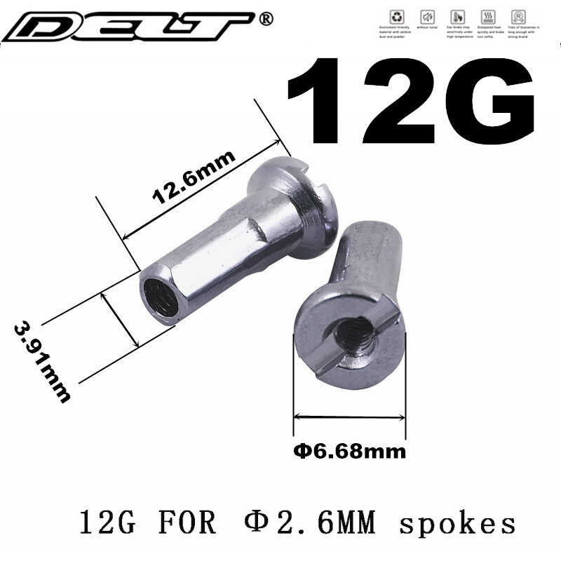 Mtb 36/100Pcs Mountain Cycg E-Bike Spoke Screw Bolt Nuts Nipples Copper ...