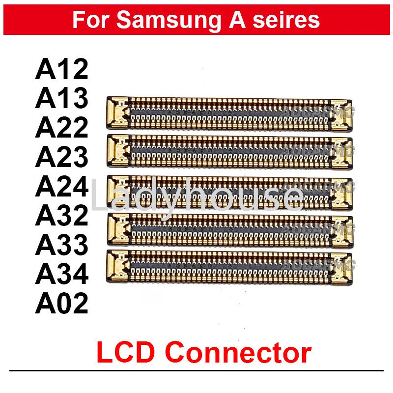 1-5pcs LCD FPC Screen Connector For Samsung Galaxy A12 A13 A23 A22 A24 ...
