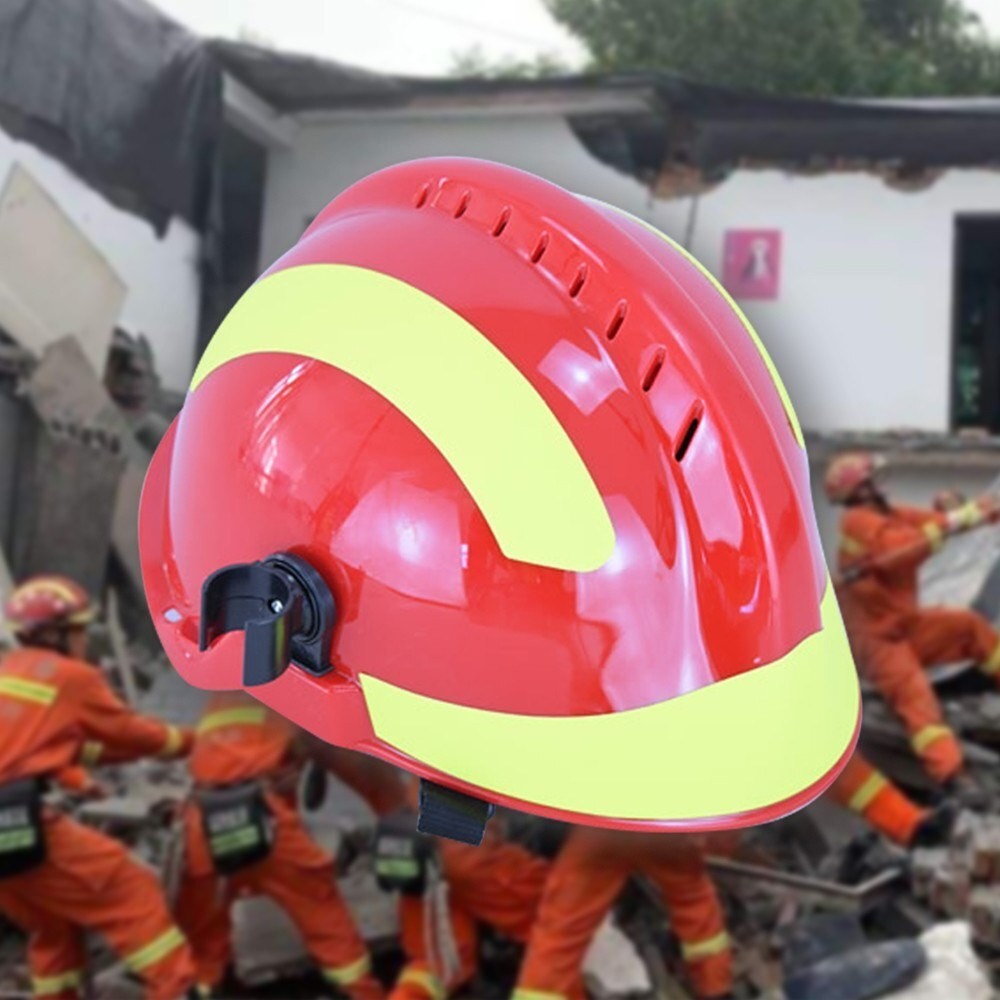 Rescue E766a Emergency Helmet Firefighter Safety Helmets Workplace Fire ...