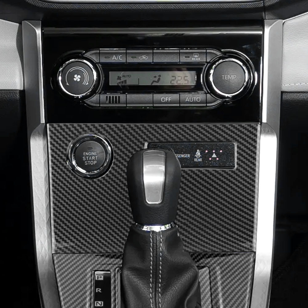 Carbon Fiber Car Central Cigarette Panel Cover Sticker Trim LHD Model ...