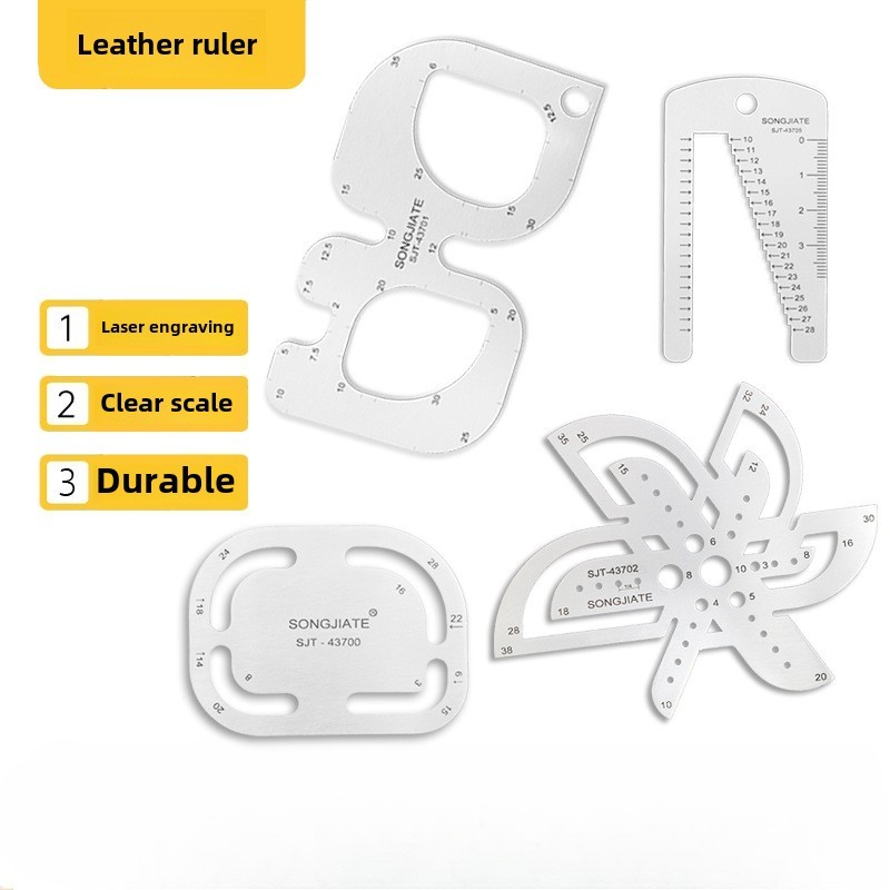 Strap Measuring Tool Belt Round Angle Template Ruler with Tail Template ...