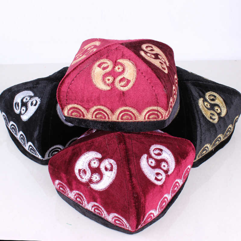 Xinjiang characteristic dance flower hat men's style Uyghur dance ...