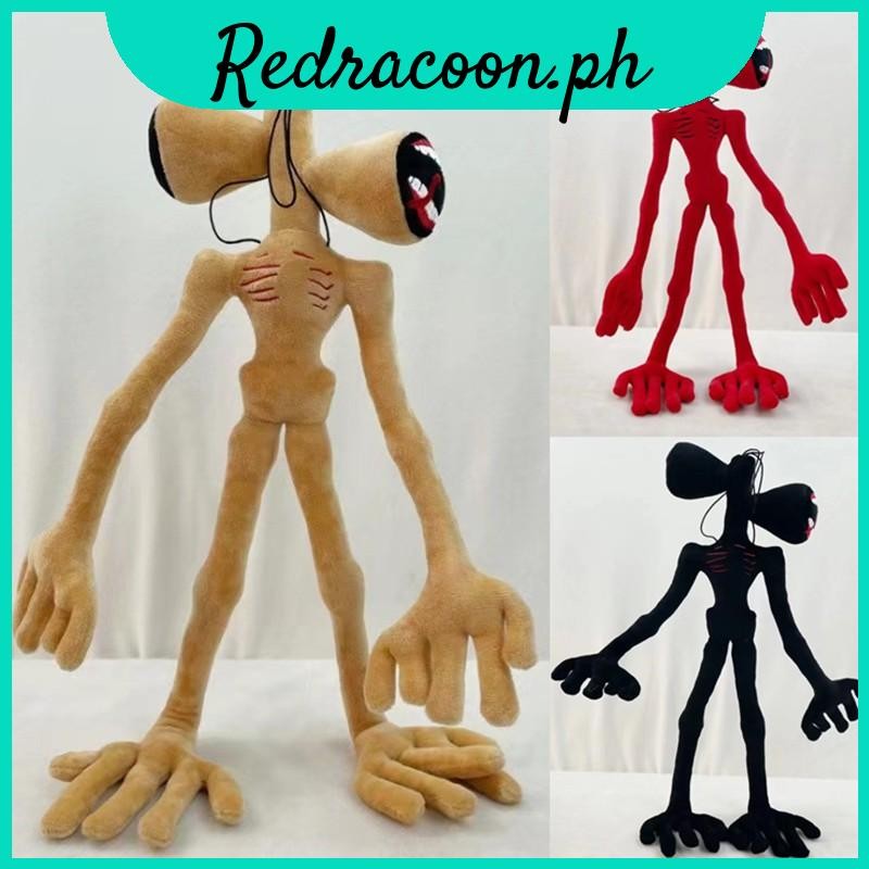 Big size 55cm Siren Head Plush Toy White Black Stuffed Plush Doll Toy ...