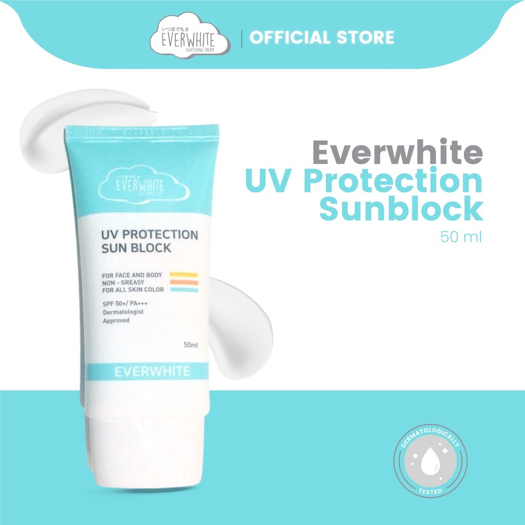 Everwhite UV Protection Sunblock SPF 50 non greasy, face & body ...