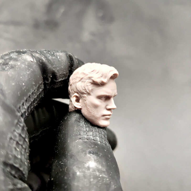 1/12 Blank Scale Star Lord Chris Head Sculpt Uned Fit 6" ML SHF MAFEX ...