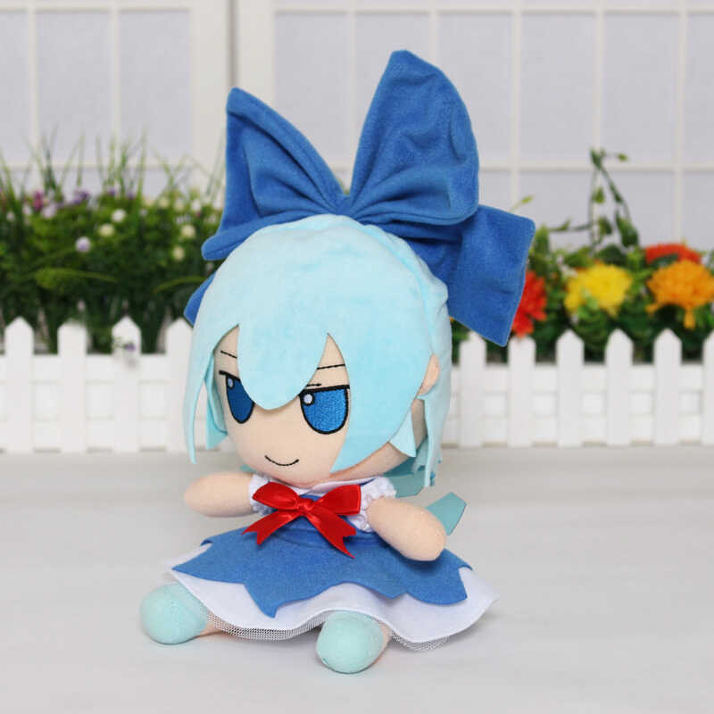 LY Japan Anime Touhou Project Cirno Fumo Cosplay Cute Doll Plush ...