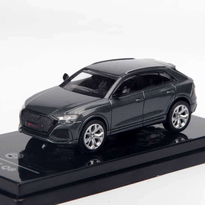 Paragon 5 1/64 Scale Audi RS Q8 Nardo Grey Alloy Simulation Car Model ...