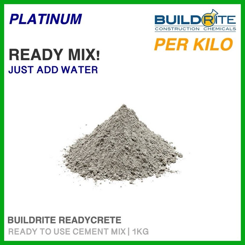 ⭐ 1KG | Buildrite Readycrete 6000psi Ready To Use Cement Mix | Sold Per ...
