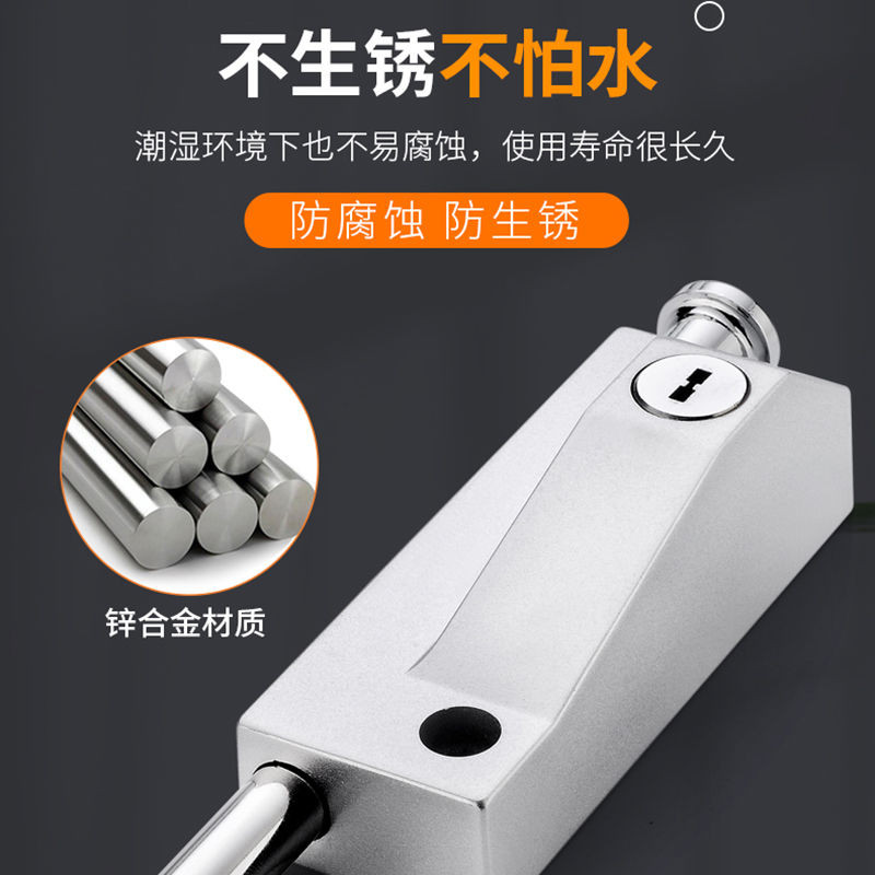 Ground lock glass sliding door lock frame door lock aluminum alloy ...