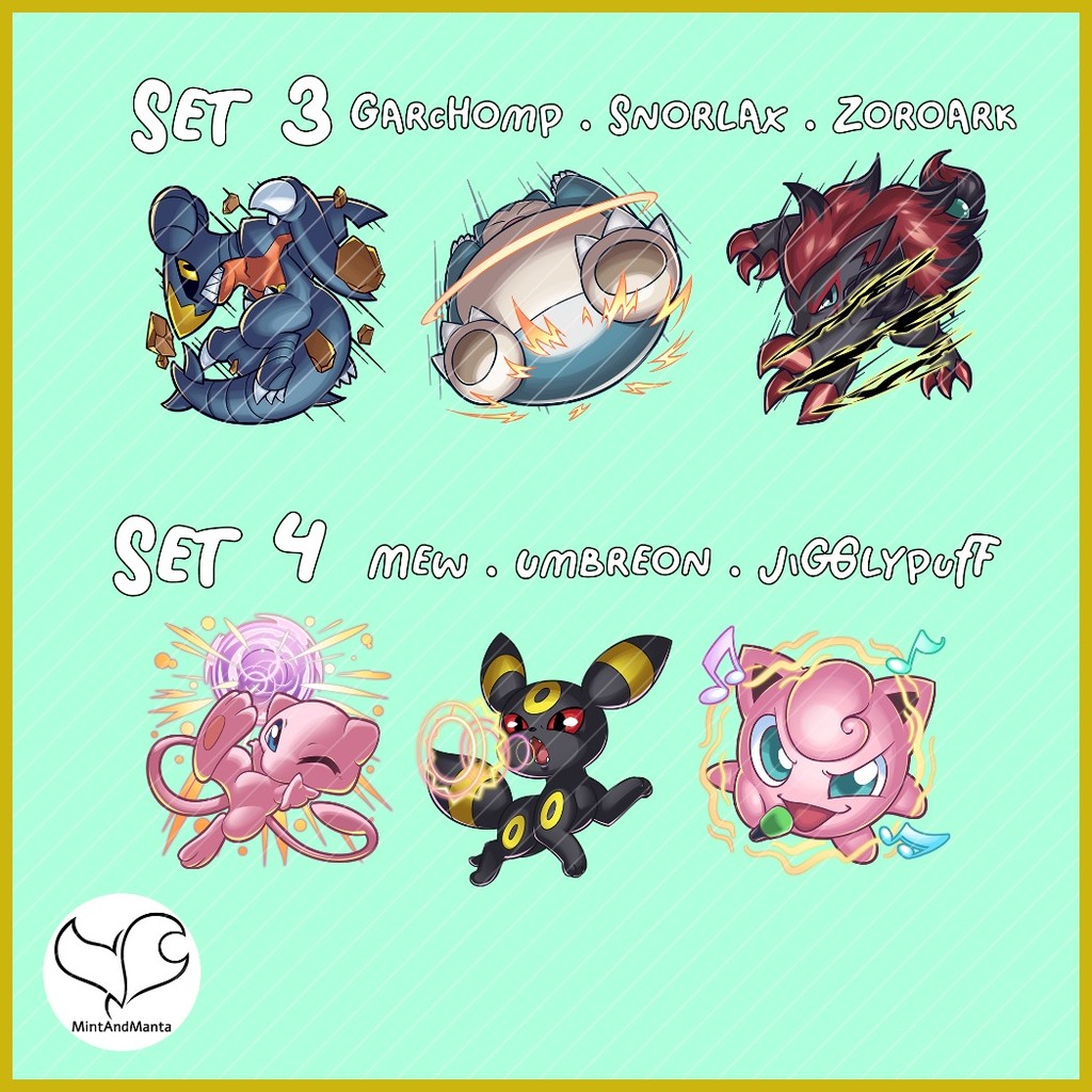 ⭐ ↂ Pokemon Chibi Waterproof Vinyl Stickers | Charizard, Gardevior ...