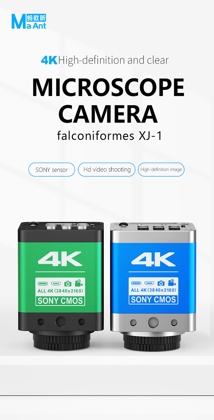MaAnt Hawk Eye XJ-1 4K HD Microscope Camera Type-C Usb Image Output With 1/2.9 Inch Sony Sensor ...
