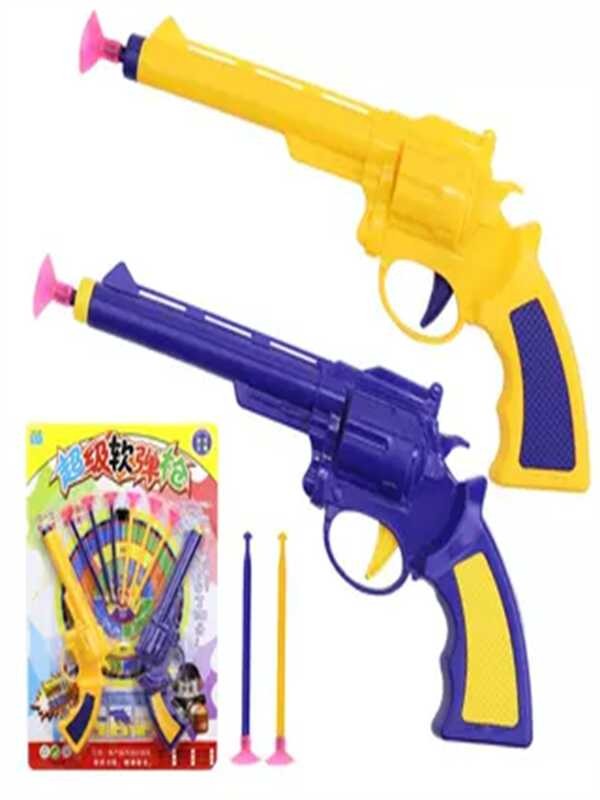 Children's toy gun, plastic bullet, suction cup bullet, revolver ...