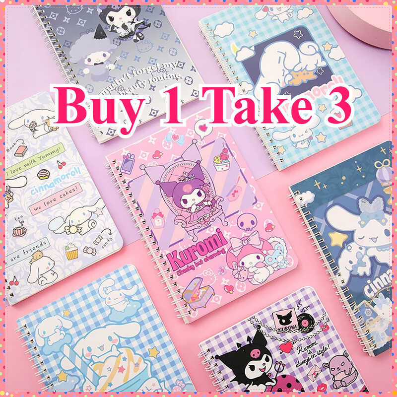 Kuromi Notebook A5 Cinnamoroll Notebook Stationery Notebook Cartoon ...