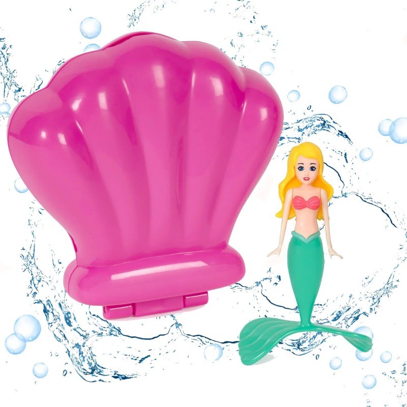 Mermaid Dive Toys Mermaid with shell Bath Toys Colorful Mermaid Pool ...