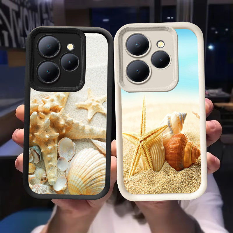 O-48 Beach Shell Casing for Infinix Smart 8 HOT 30i 40i 40 30 Play Pro ...