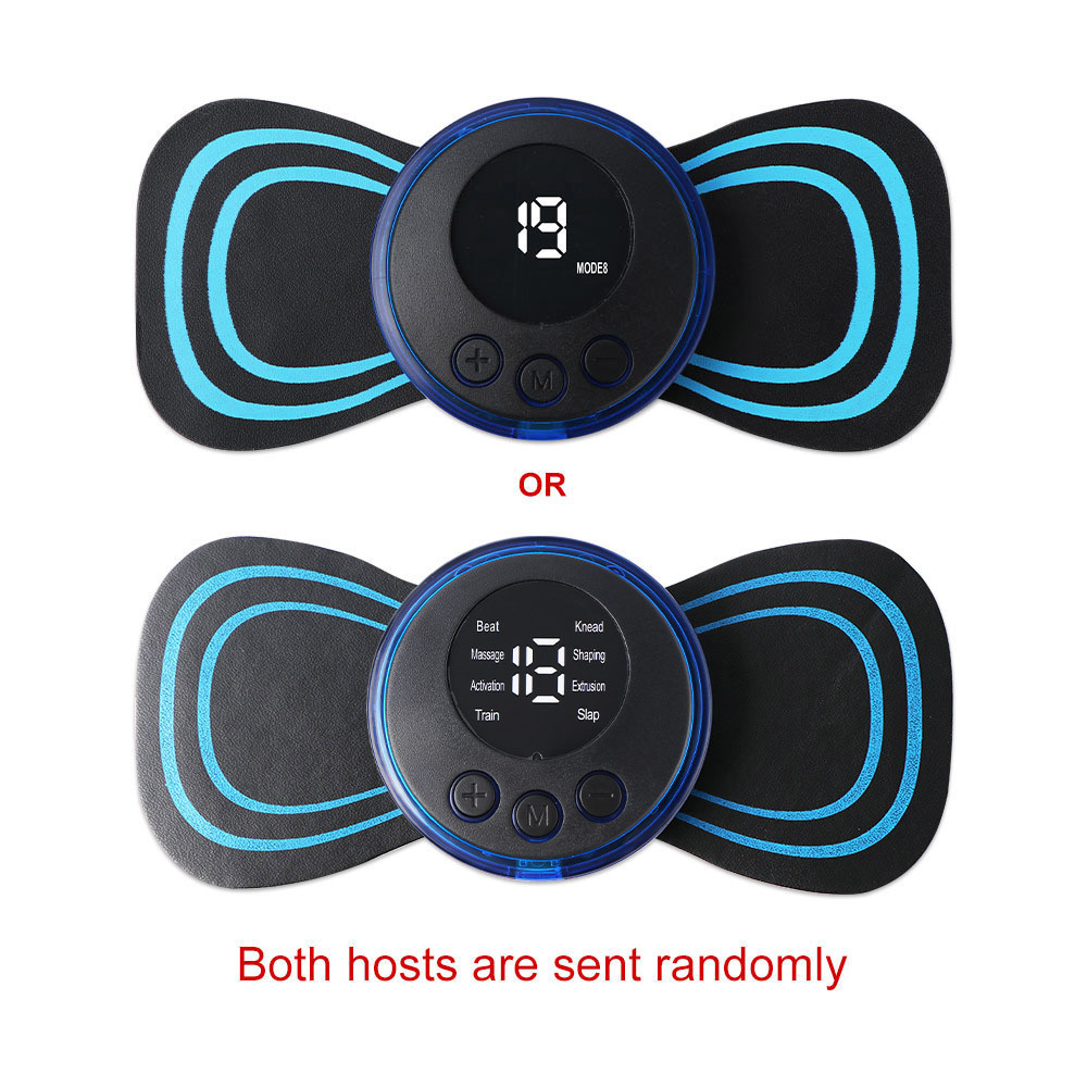 JBMBHC EMS Neck Massager Portable Mini EMS Body Relax Massager Electric ...