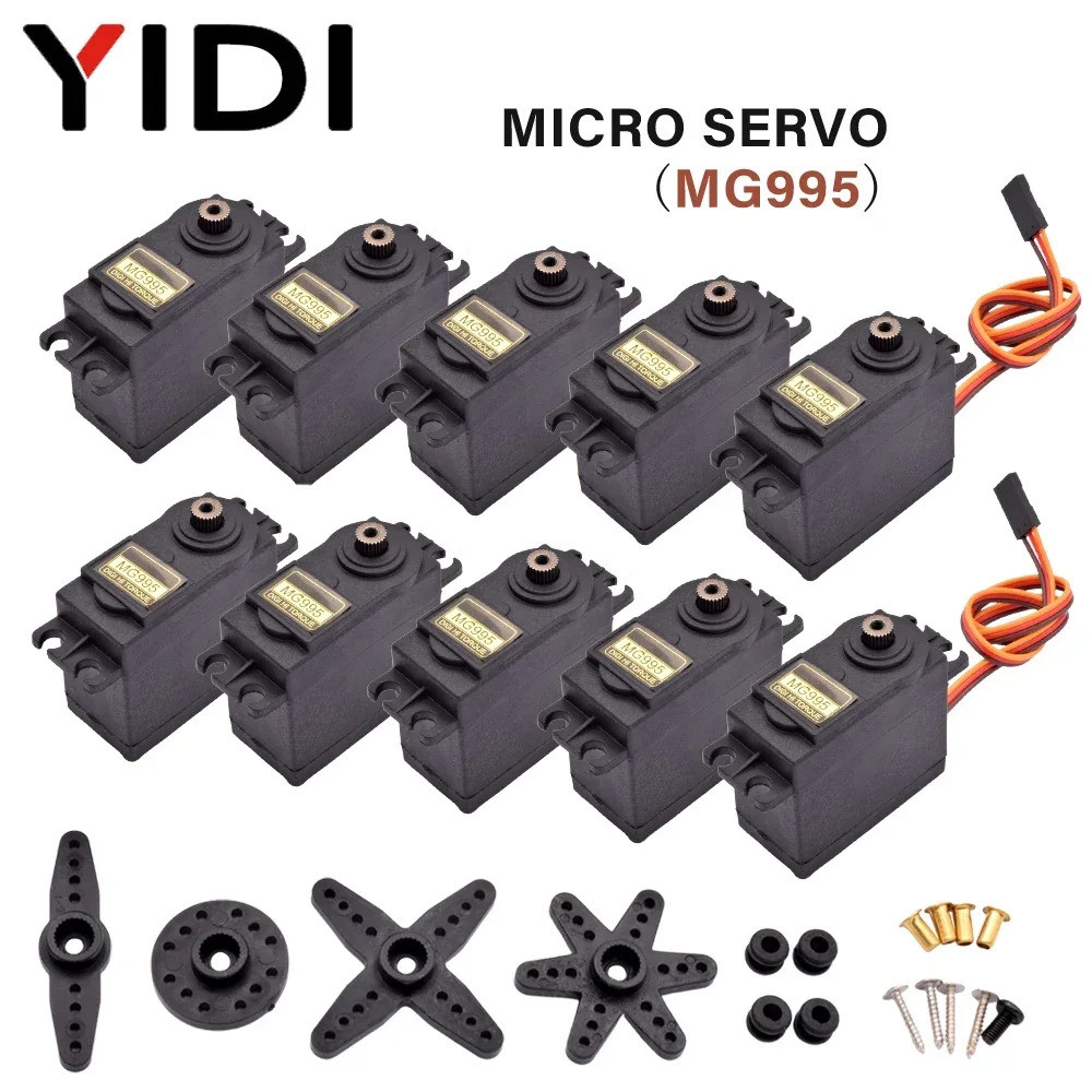 180 E4 2/4Pcs 360 Mg995 Arduino Metal Gear Servo Motor Servomotor ...