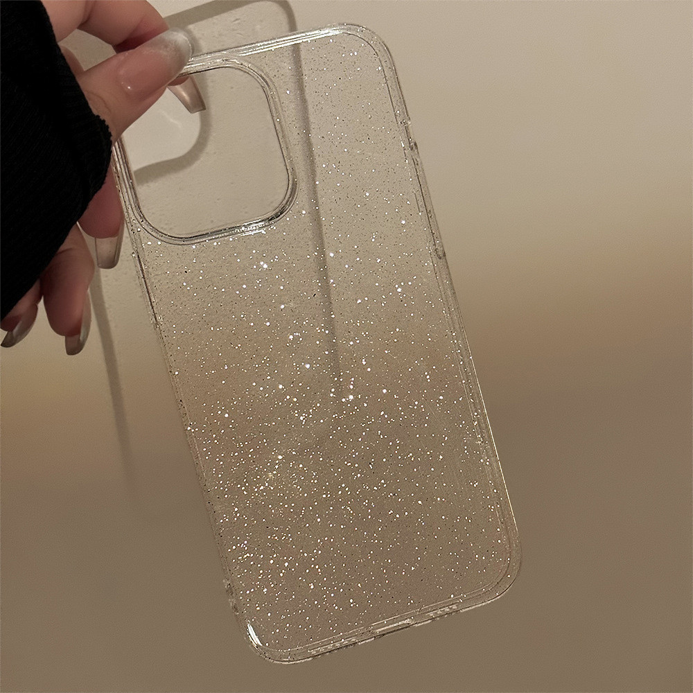 Y3K Bling Glitter Clear Phone Case for Iphone 11 15 16 Promax 16plus 12 ...