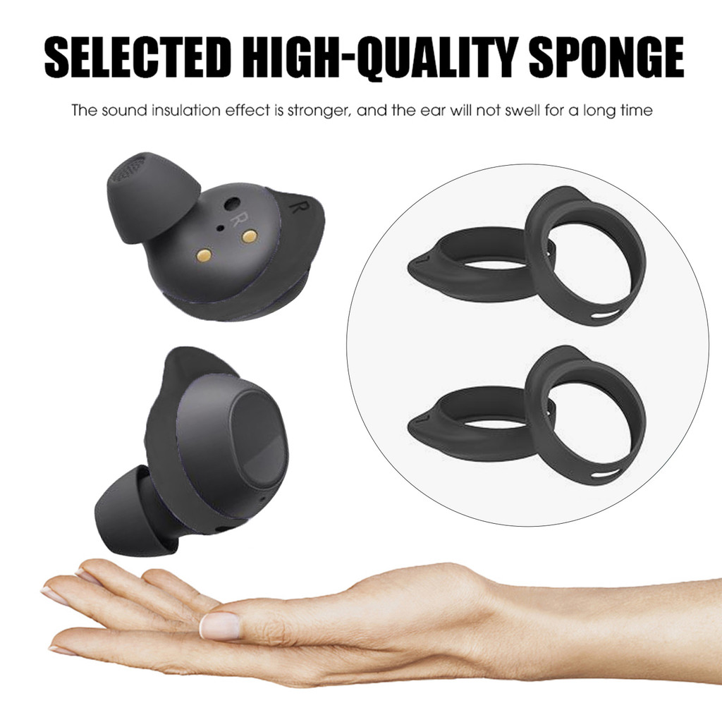For Samsung Galaxy Buds FE Ear Tips Soft Silicone Ear Wing for Galaxy ...