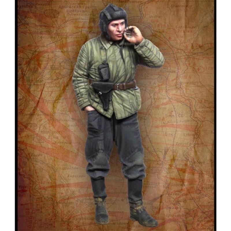 E6 White Mold GK 1/35 Soviet Soldier Resin Model White Mold F035 ...