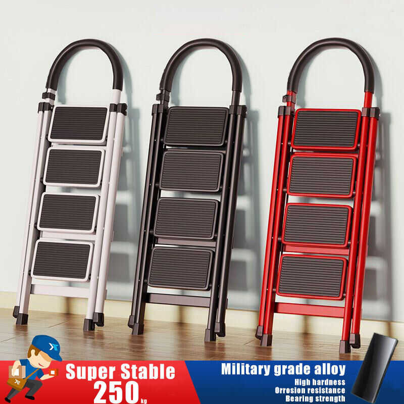 Ladder Monster [Unk] 3/4/5/6 Steps Metal Folding Ladder Aircraft Steel ...