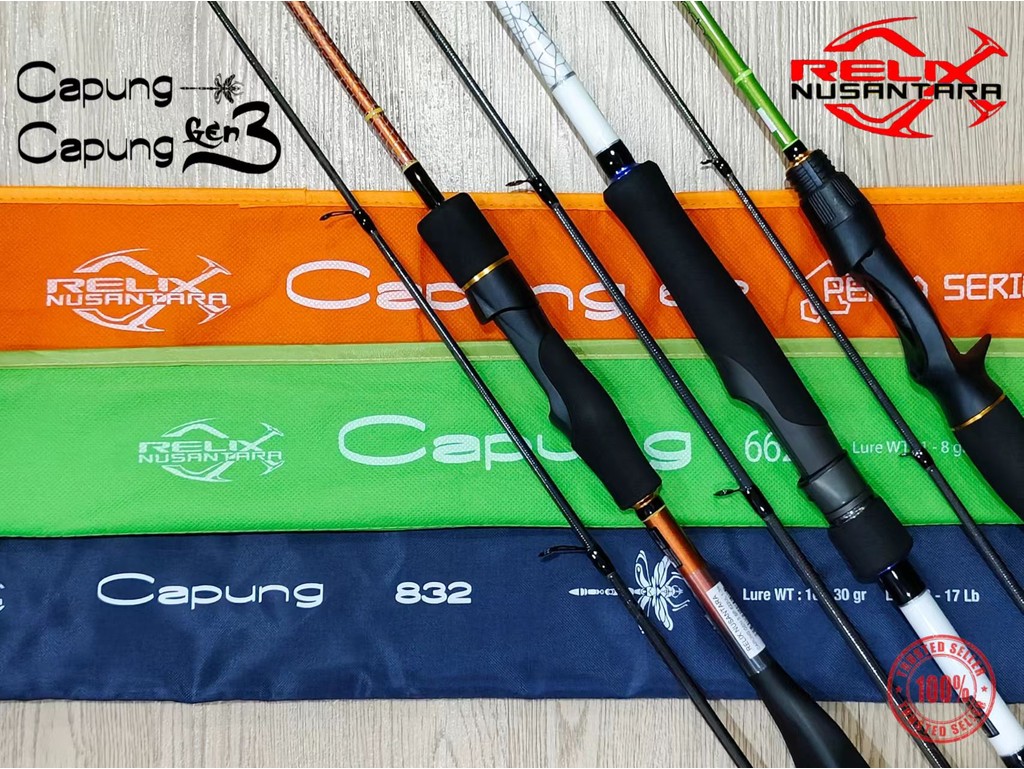 RELIX NUSANTARA DRAGONFLY FISHING ROD GEN 3 RENTA DRAGONFLY/ GEN 4 ...