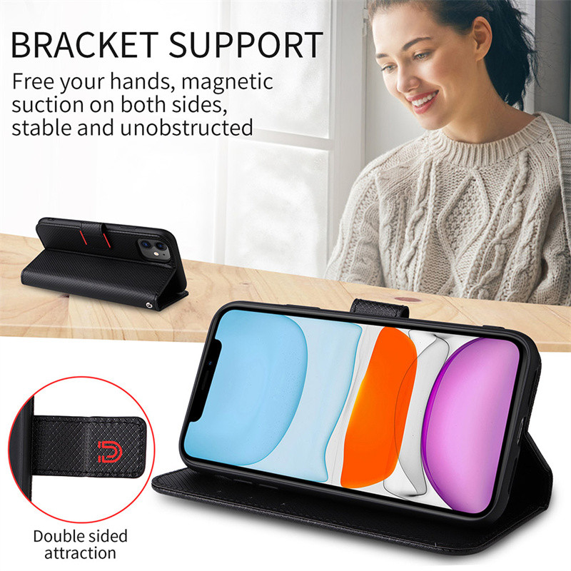 Flip Case for Itel A18 A26 A50 A50C A60 A70 A80 4G Leather Cover Wallet ...