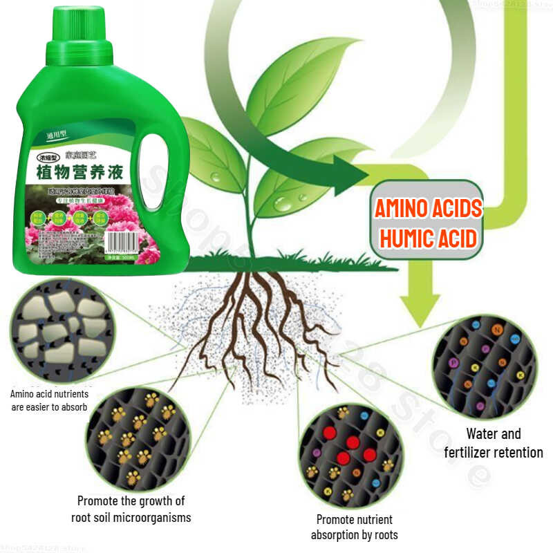 SK Hydroponic Plant Nutrient Solution Bamboo Wer Potted Green D Foliar ...