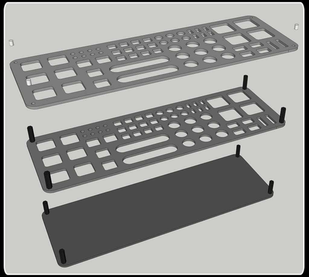 Cormake GJ2008 Tool storage rack Protection organization storage ...