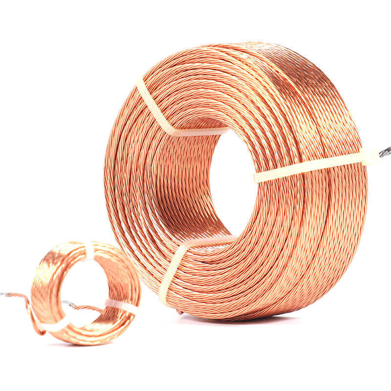 strand inductor frequency divider Multi core 4N pure copper hollow coil ...