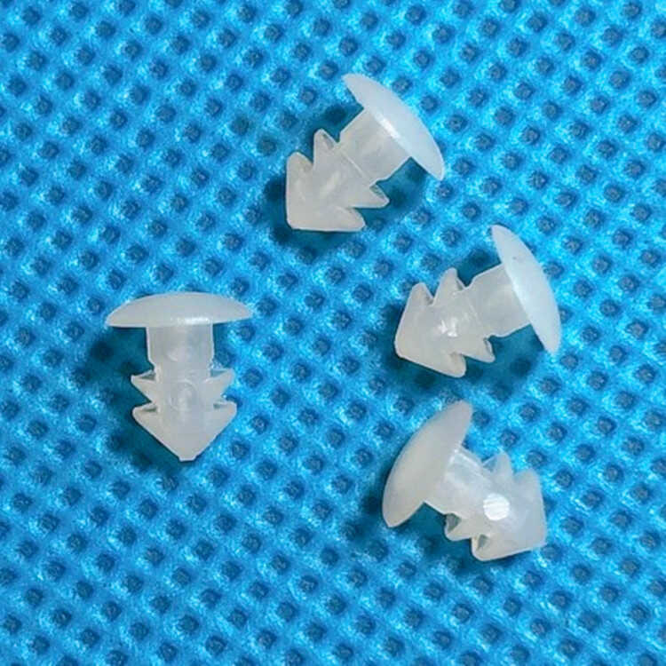 Nylon card nail tooth shaped barbed rivet mushroom head plastic nail ...