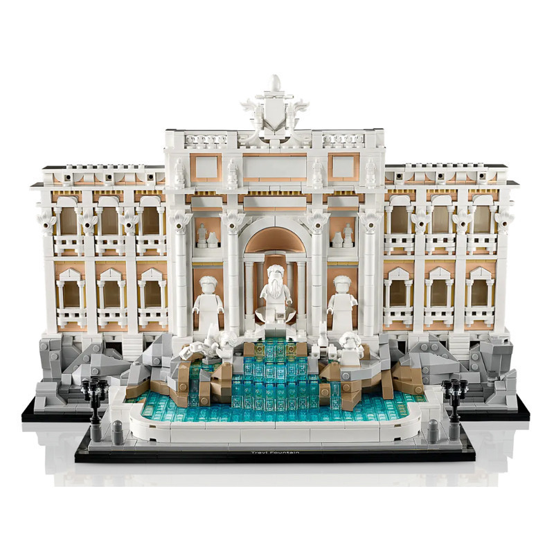 European Landmark Collector Trevi Fountain (1880 pcs) Display Iconic ...