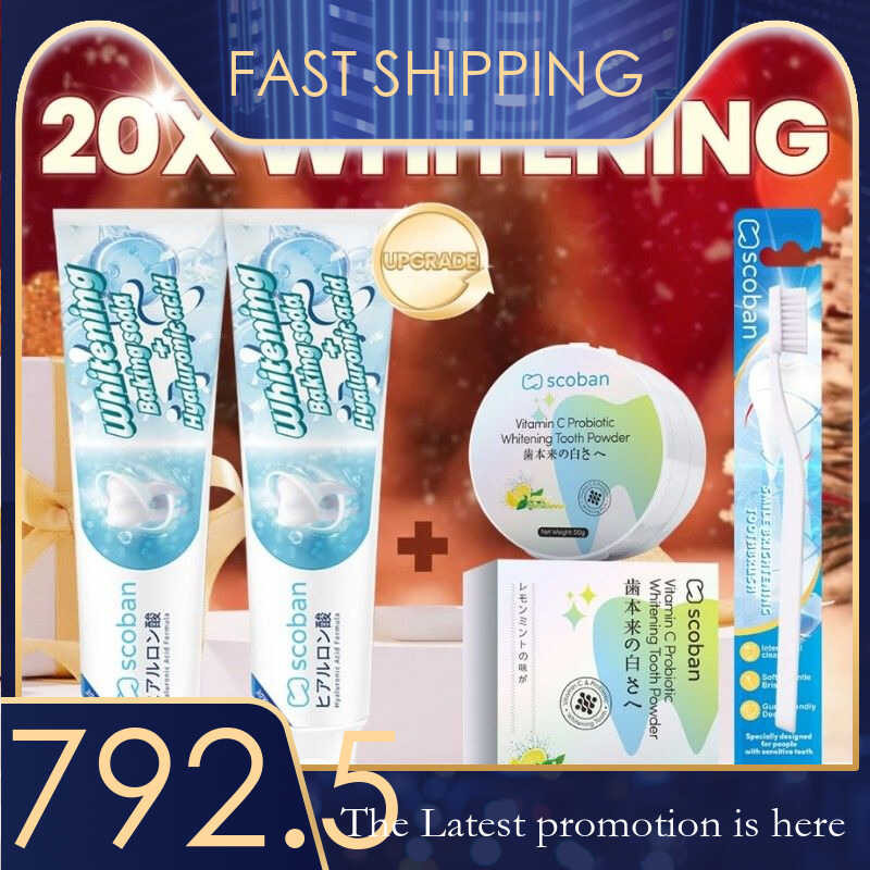 Scoban Japanese Baking Soda Whitening Toothpaste & Whitening Toothpowder By Granguardindustries ...