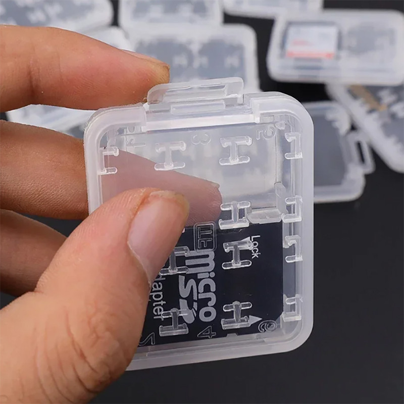 5pcs Mini Memory Card Storage Case 8 in 1 Mini SD SDHC TF MS Memory ...