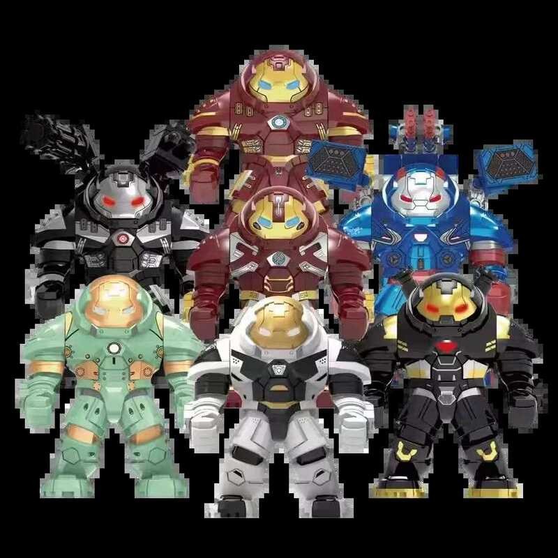 Mobile Doll Mini Building Blocks Superhero Anti Hulk Mech Assembled ...
