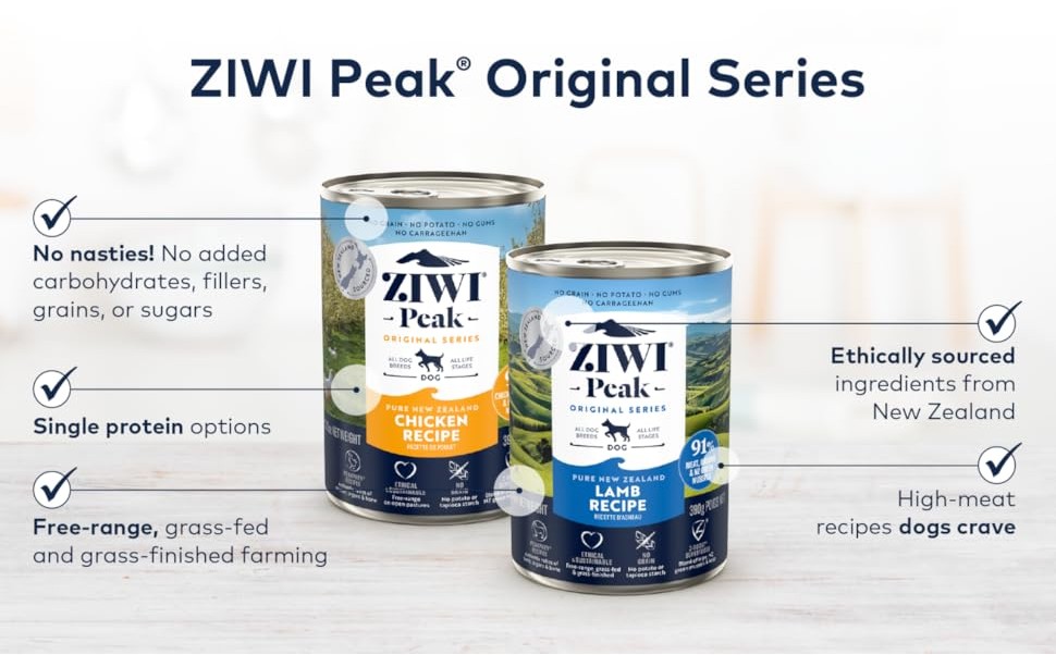 Ziwi Peak Venison Lamb Beef Recipe Dog Canned Food 170g/390g | Shopee Philippines