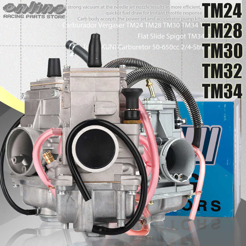 TM 6 Carburetor TM24 TM28 TM30 TM32 TM34 Carb Flat Slide 28 30 32 34mm Carburador For Mikuni ...