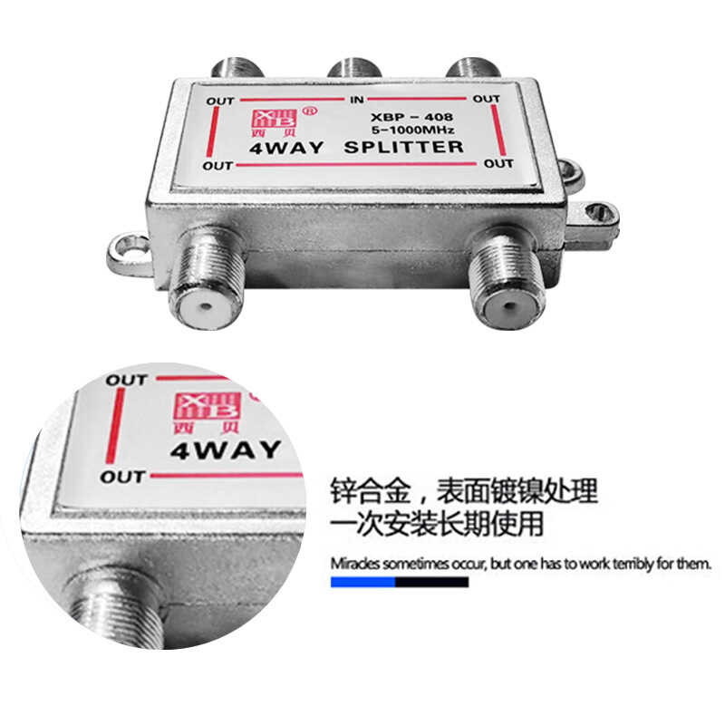 Cable TV Xibei Distributor 1-to-4 Closed Circuit Digital TV Signal ...