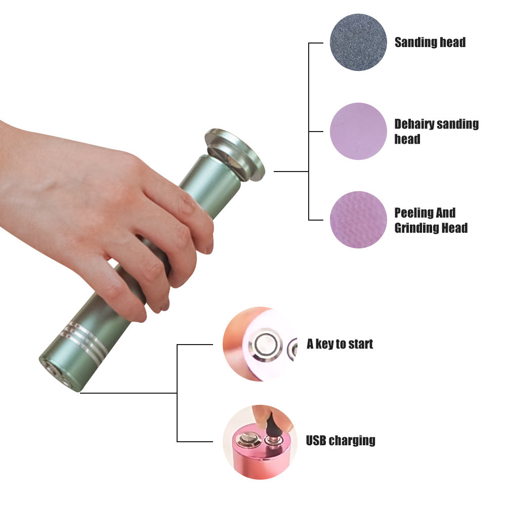 JBMBHC Electric Foot Grinder Callus Remover Pedi Foot Grinder Pedicure ...