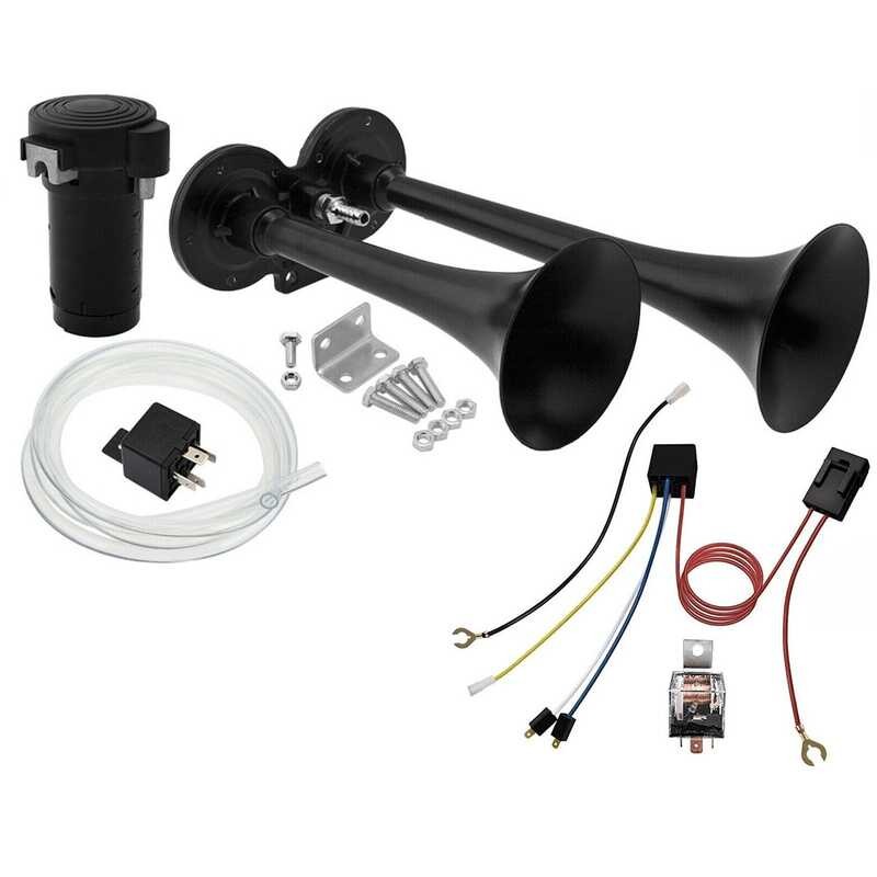 12V 150Db 3 D1 Er Loud Car Electric Dual Trumpets Air Horn Speaker Para ...