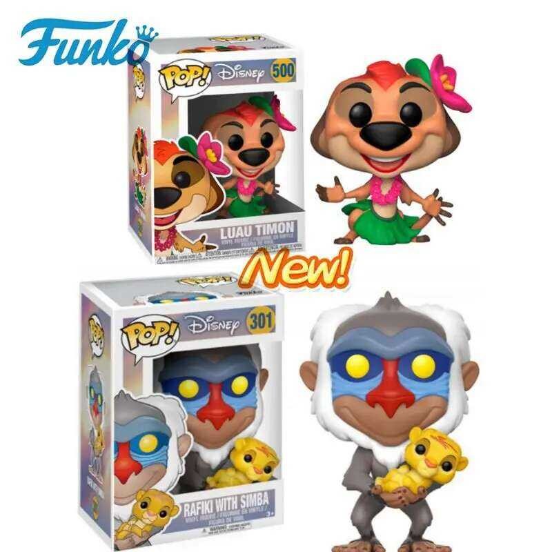 Tt Ong Funko POP Ang Lion King Rafiki Simba #301 Luau Timon #500 Vinyl ...