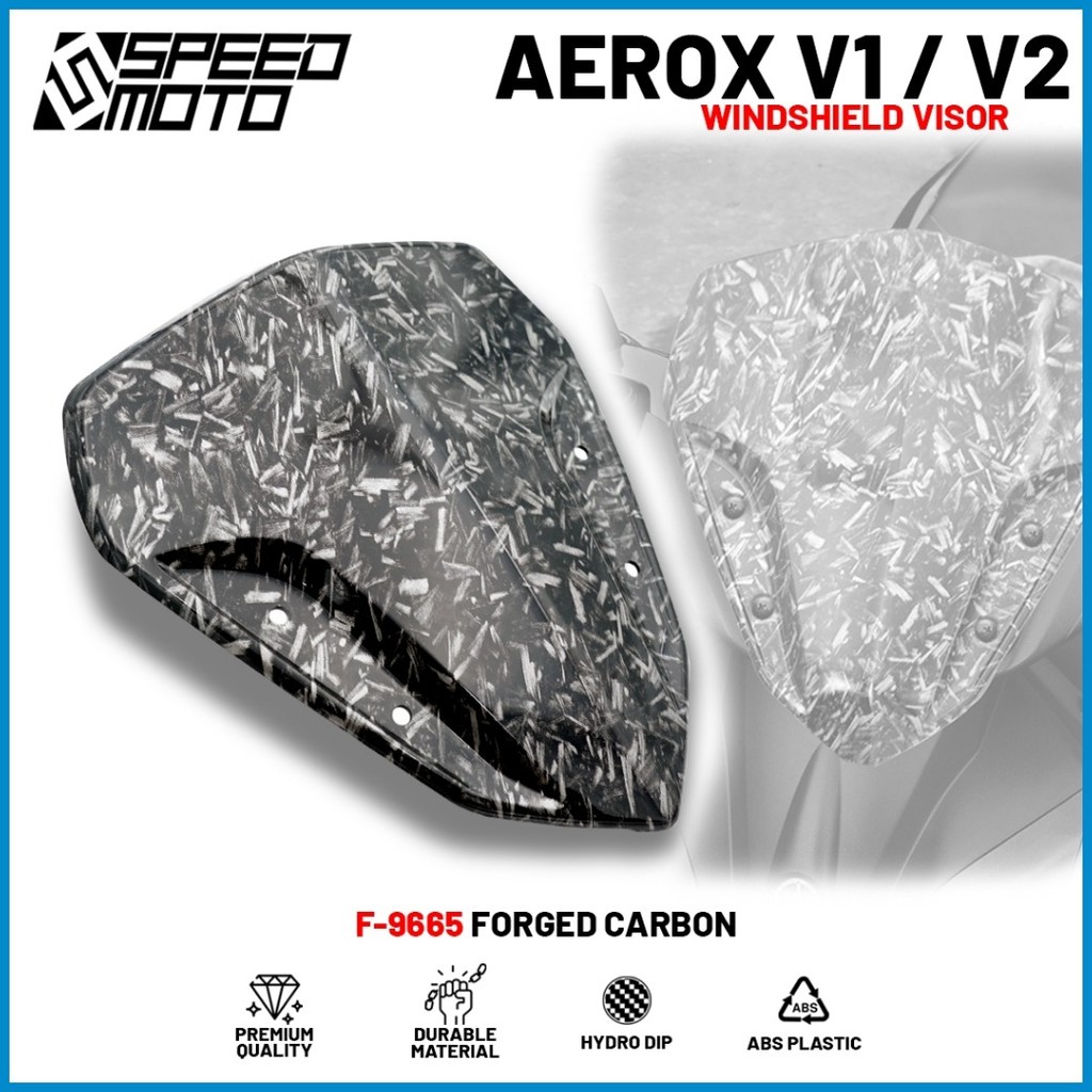 Free Replacement YAMAHA AEROX V1 V2 WINDSHIELD VISOR GLOSSY HYDRO DIP ...