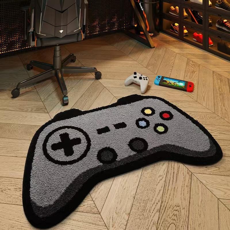 Creative Game Console Style Floor Mat Home Room Carpets Bedroom Anti ...