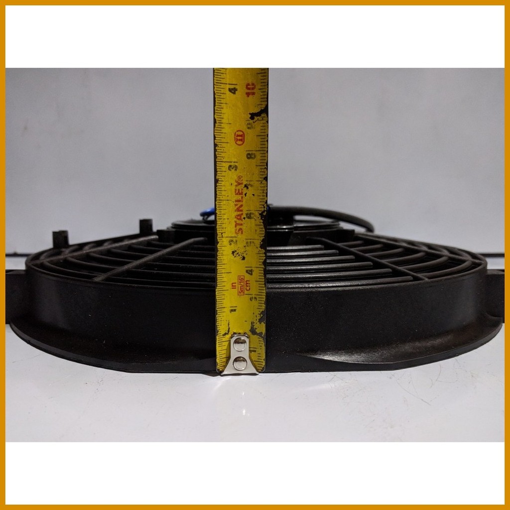 Universal Condenser/Radiator Aux Fan | 10 Blades | 12V or 24V | Volts ...