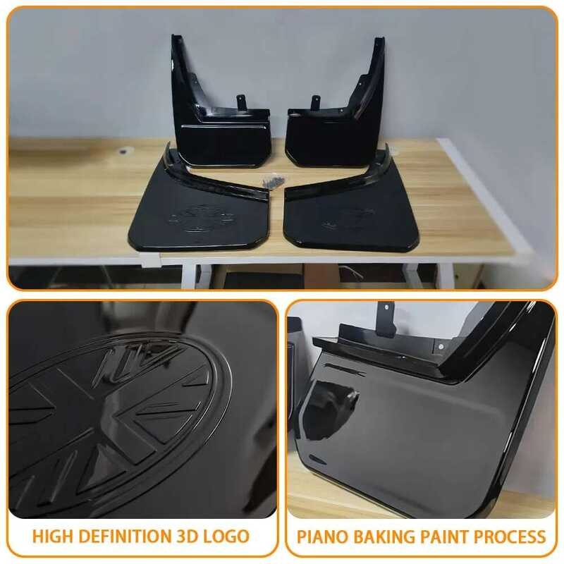 Non-Destructive 22 Mud Flaps Splash Guards For Land Rover Defender 110 ...