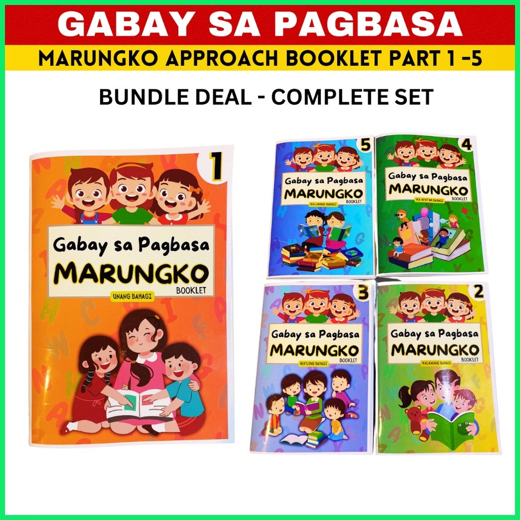 ♀ Marungko Approach Booklet/Worksheets Gabay sa Pagbasa Kindergarten to ...