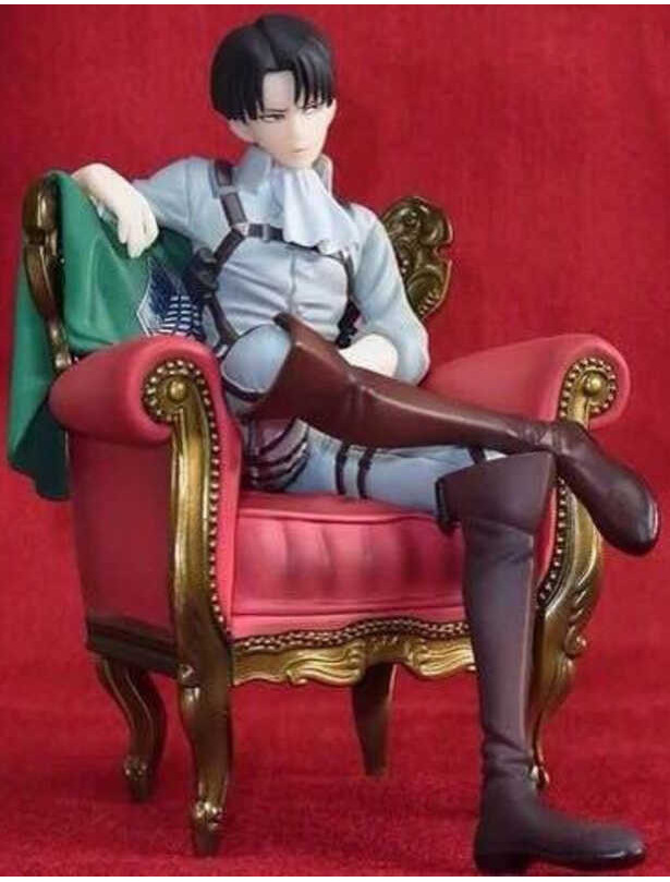 C A Reward For The Giant Levi's Soldier Captain's Sofa Sitting Posture ...