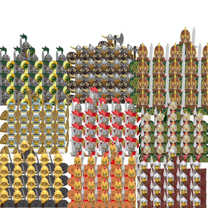 Mga Soldiers Sa Medieval Rome Knight Castle Royal King Figures Building ...